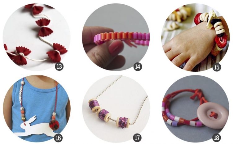 Manualidades para hacer collares y pulseras para niños - Cosas Molonas