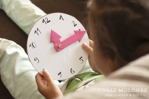 Reloj para imprimir (gratis) - Cosas Molonas