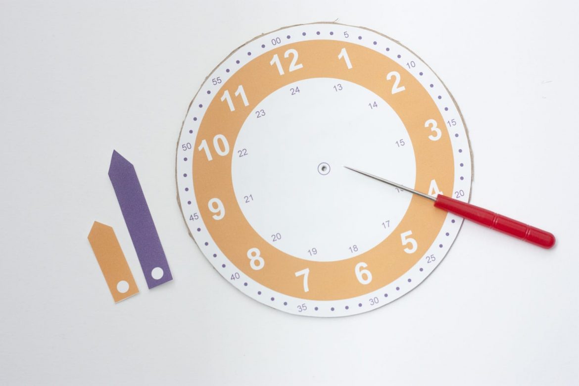 Reloj para imprimir (gratis) - Cosas Molonas